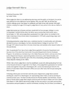 Judge Kenneth Marra – Palm Beach County Bar Association